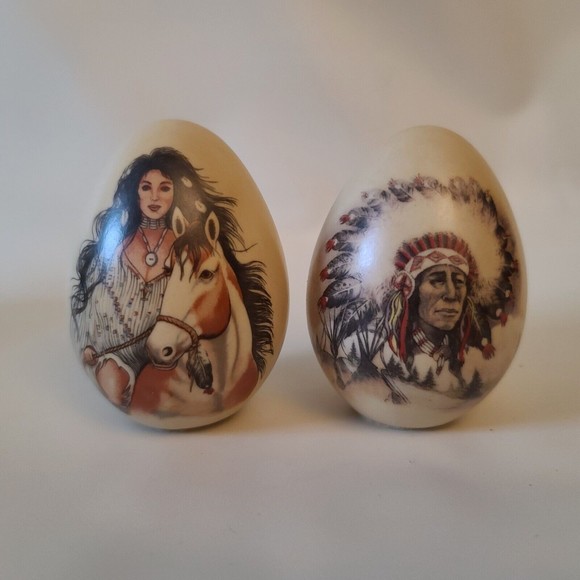 Accents | Native American Porcelain Eggs Eggzakly Handcrafted Selah Wa ...